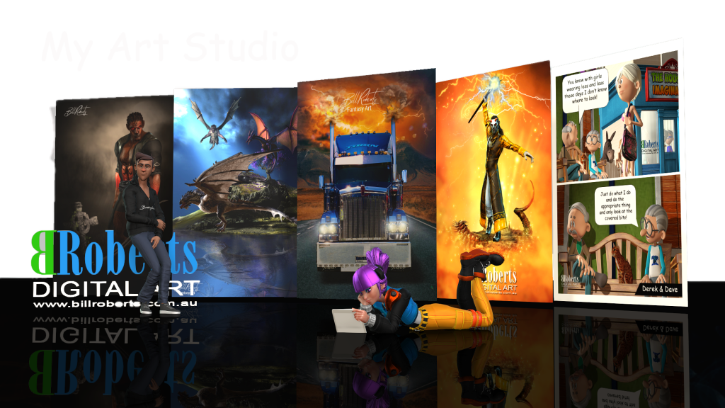 Bill Roberts Digital Art - Bill Roberts Digital Art